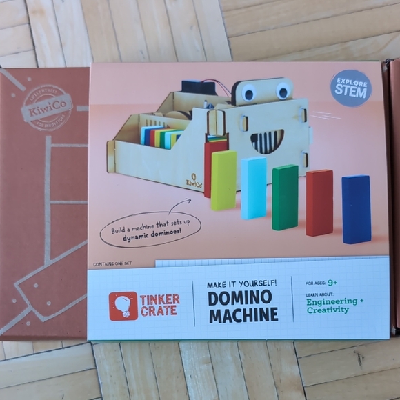 Kiwi | Toys | Kiwico Tinker Crate Domino Machine Multicolor | Poshmark